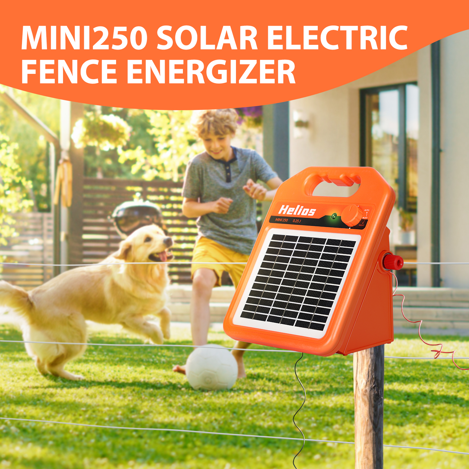 MINI Front Solar Fence Energizer - ANDMON ELECTRONICS