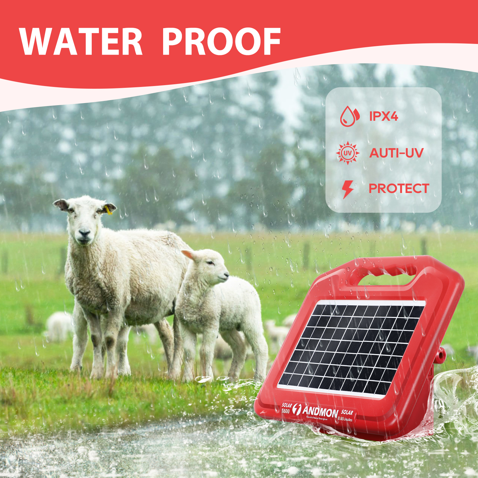 S600 Solar Fence Energizer - ANDMON ELECTRONICS