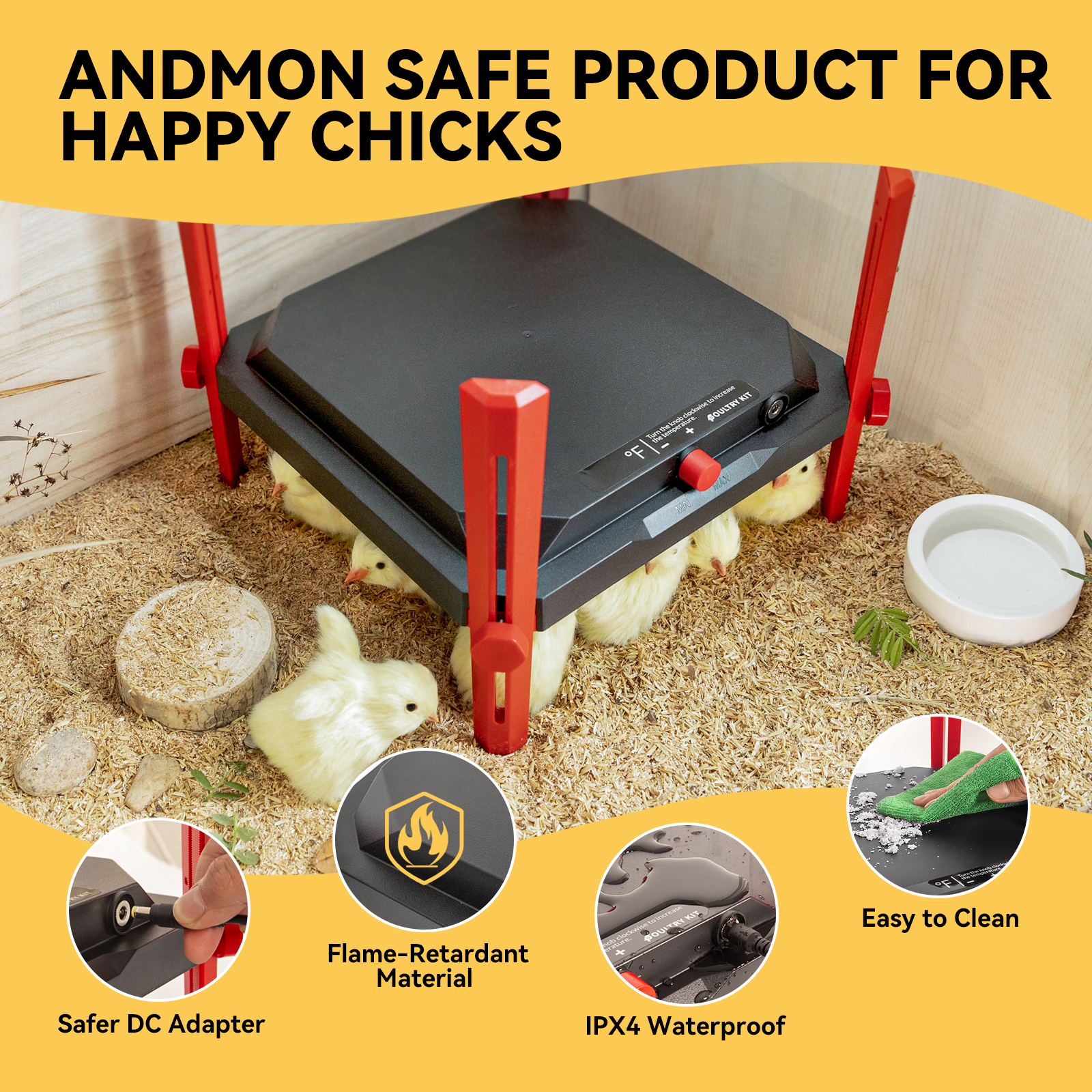 Chick Heater Brooder Plate - ANDMON ELECTRONICS